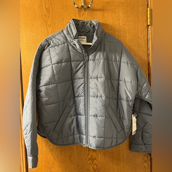 Ci Sono | Jackets & Coats | Steel Blue Lightweight Puffer Jacket | Poshmark